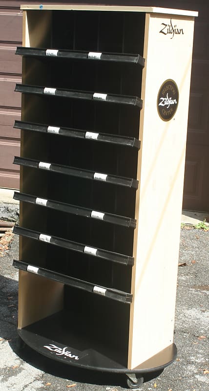 Zildjian drum sticks retail floor display unit | Reverb