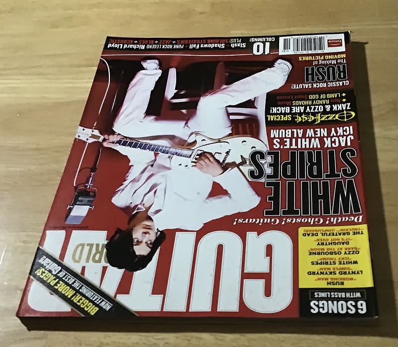 Guitar World Magazine Back Issue August 2007: Jack White | Reverb