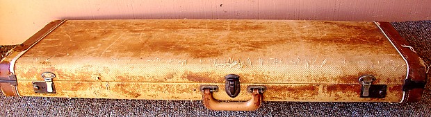 Original vintage 1950s FENDER Tweed guitar case | Reverb