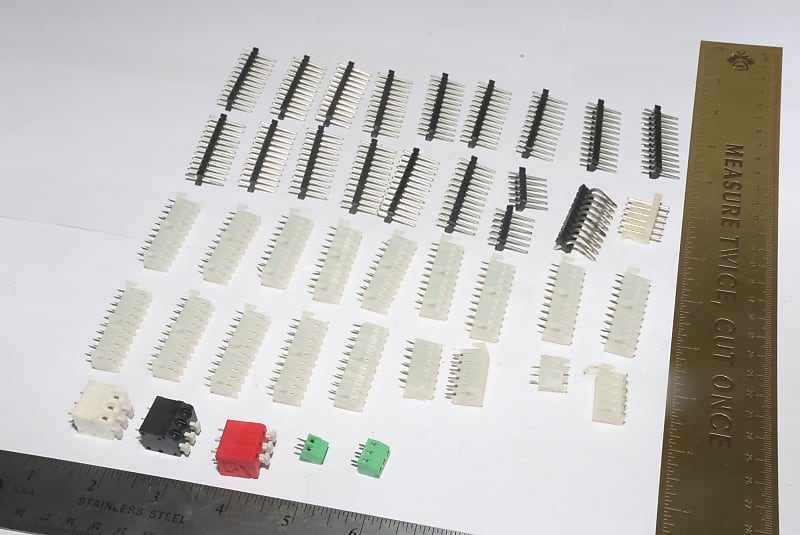 Lot vintage Connectors In-Line PC Board Radio Electronic | Reverb