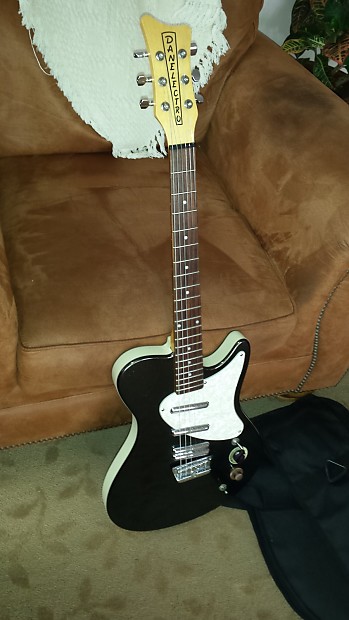 Danelectro Mod 6 Korea Black Sparkle Near Mint FREE shipping | Reverb