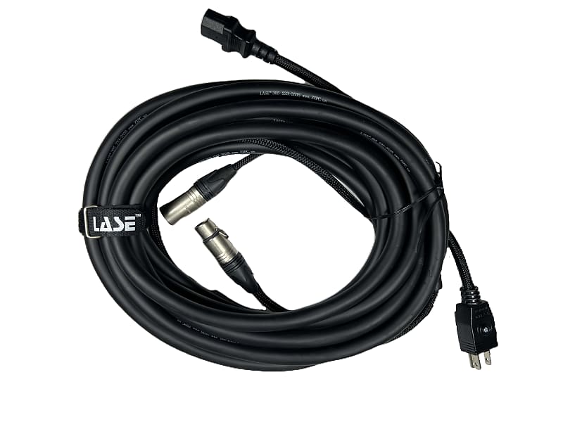 LASE 30 Ft(9.14M) Siamese Cable AC Power & XLR Audio Cable | Reverb