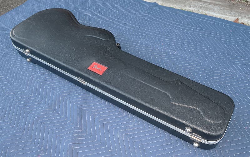 Vintage 90's Fender Red Label SKB Molded Bass Guitar Case | Reverb