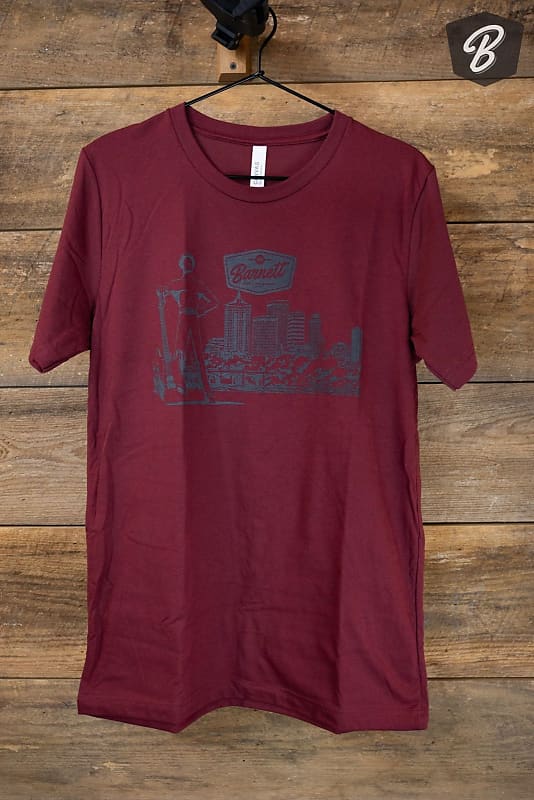 BME Mural T-Shirt - XL - Heather Cardinal | Reverb