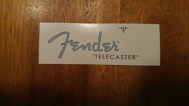 Fender Telecaster waterslide decal | Reverb