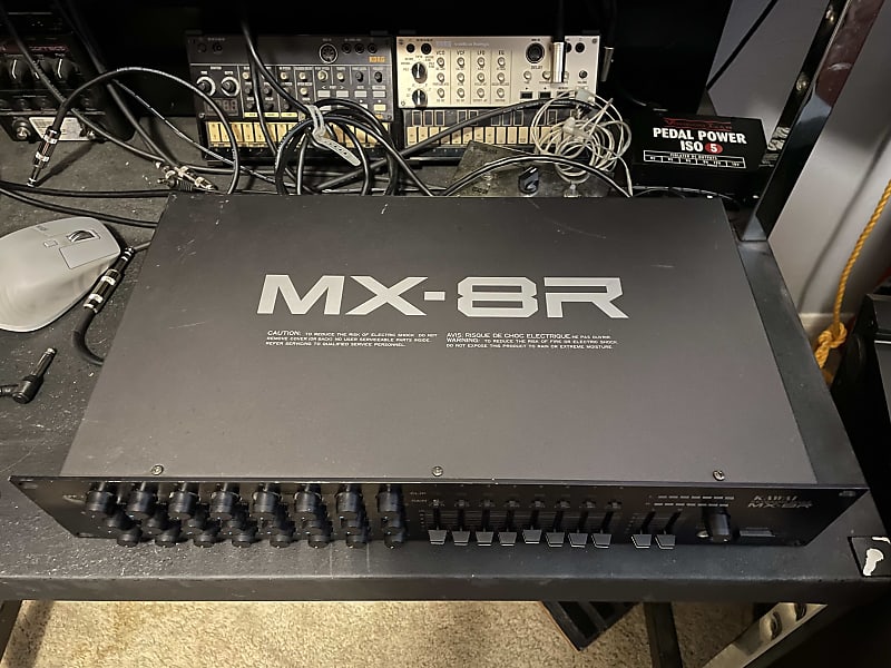 Kawai MX-8R 80s Keyboard Mixer 8 channel line mixer - Black | Reverb