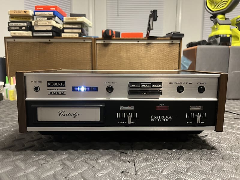 Roberts (AKAI) 808D Vintage 8-Track Deck Serviced with manual | Reverb