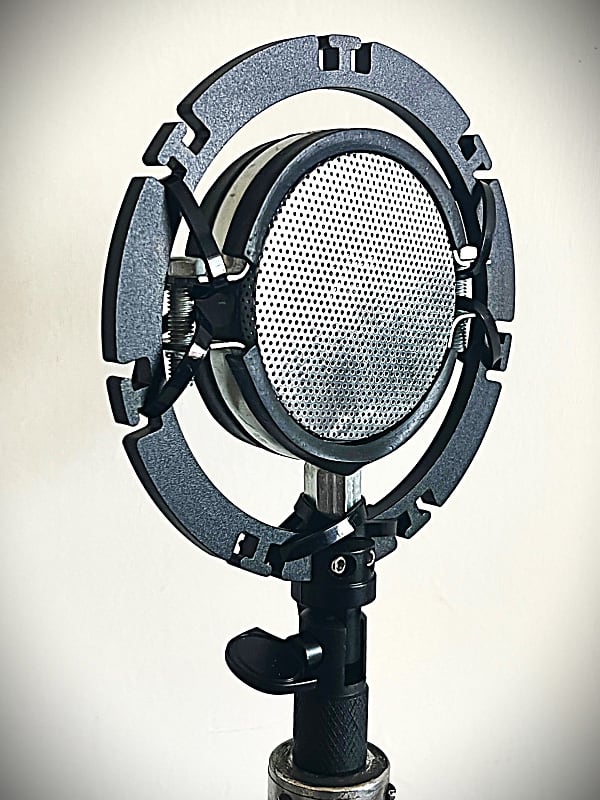 Vintage 1930's Style Ring-Mounted Dynamic Microphone, working | Reverb