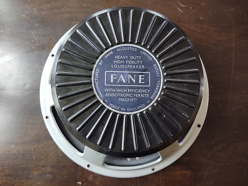 Fane 15" speaker 1978 | Reverb