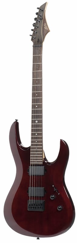 Lag Arkane 100 Old Port Mahogany Electric Guitar With Gig | Reverb UK