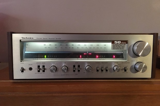 Technics SA-404 50 Watt FM/AM Stereo Receiver 1980 | Reverb