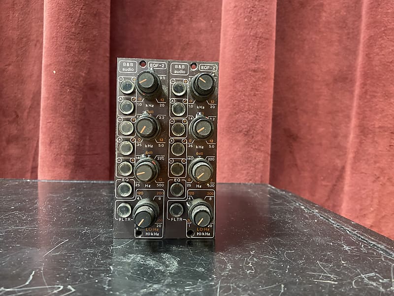 B and B EQF-2 API 500 Series Equalizer Pair 1975 Universal | Reverb