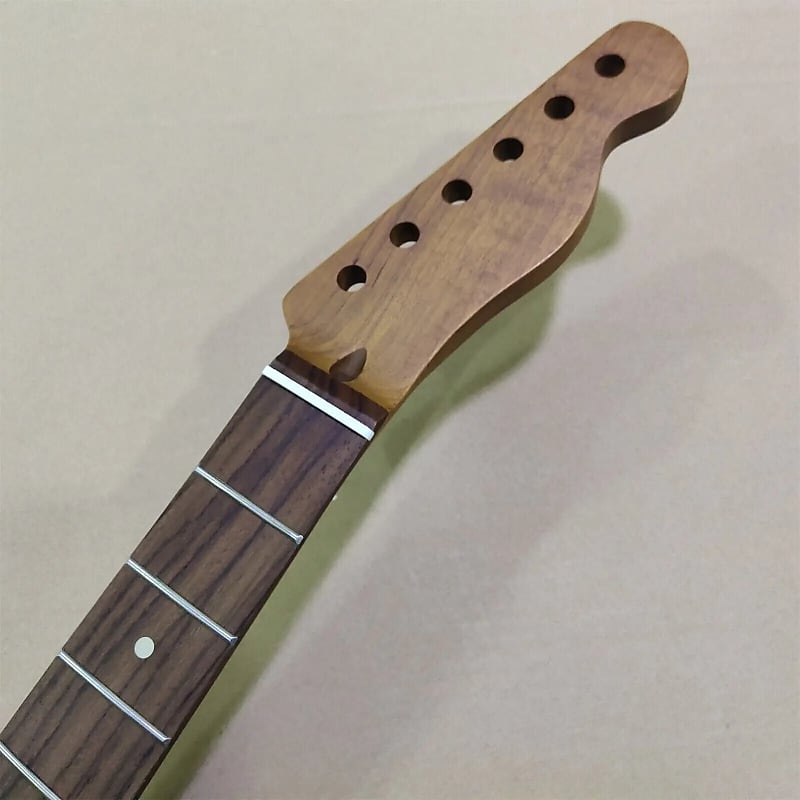 Dark Roasted Maple Wood Tele Style Guitar Neck, | Reverb Australia