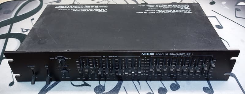 Nikko EQ-I Professional Series Stereo Graphic Equalizer Rack | Reverb