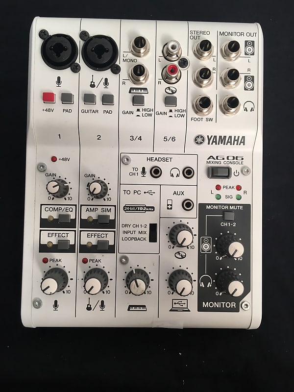 Yamaha AG06 Mixer | Reverb