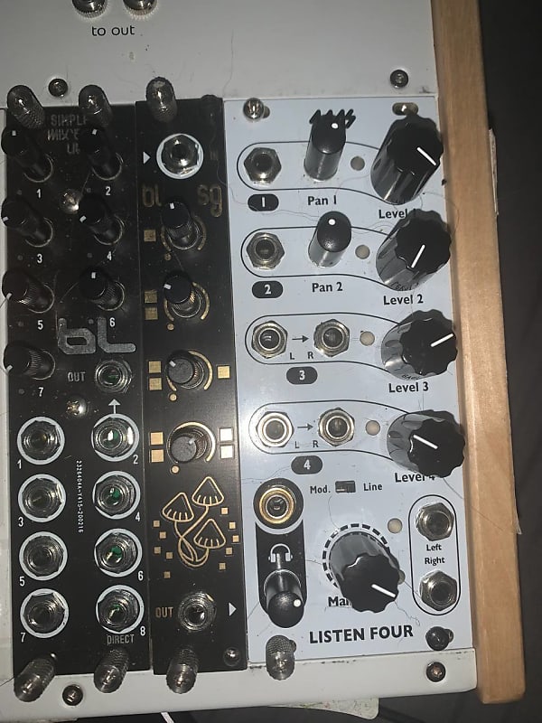 Blue Lantern Mix 'em Up Simple Mixer 8-Channel Eurorack | Reverb