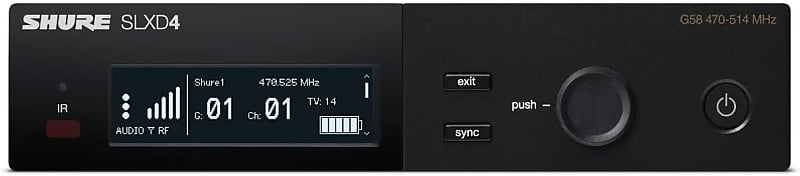 Shure SLXD4 Wireless Receiver (Transmitter Sold Separately) | Reverb