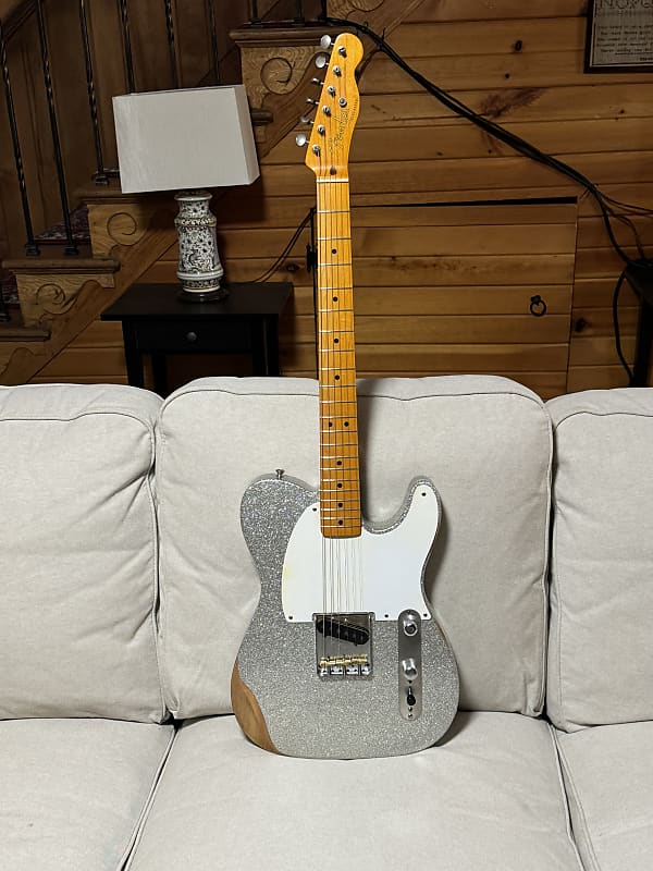 Fender Telecaster - Silver Sparkle | Reverb