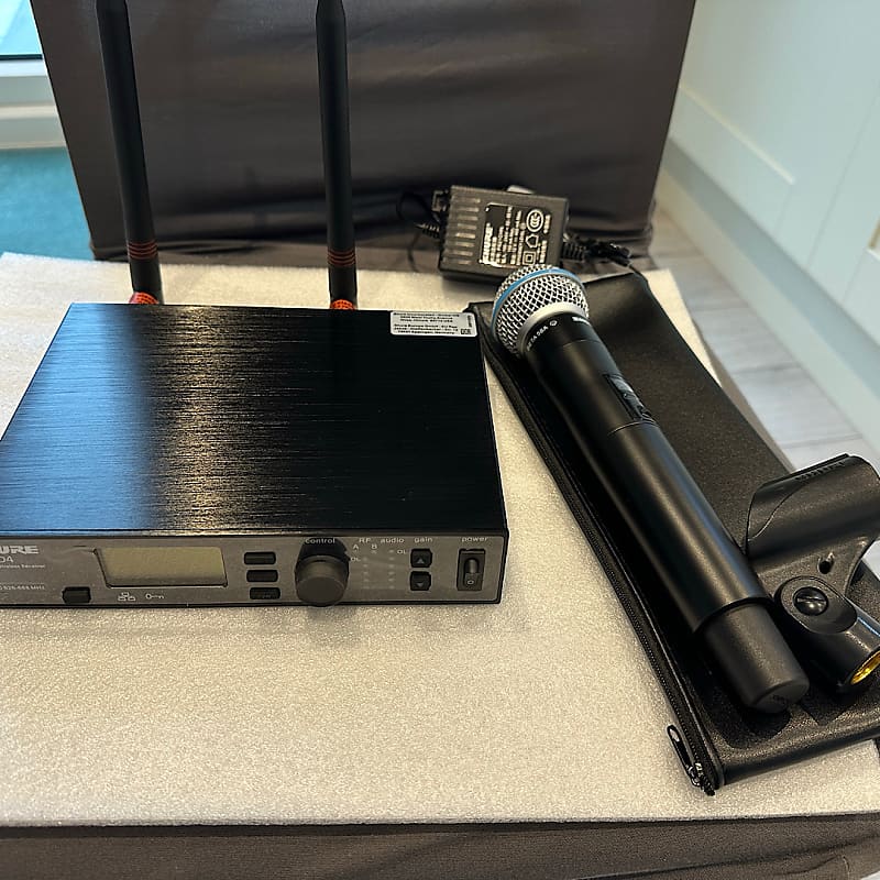 Shure ULXD4 Wireless receiver and ULXD2/Beta58a Microphone! | Reverb