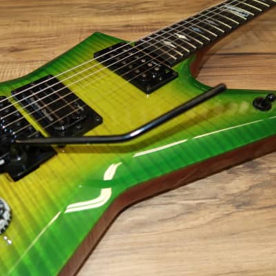 Dean USA USA Dime Stealth Sime Model 2023 - Slime Burst Flame | Reverb