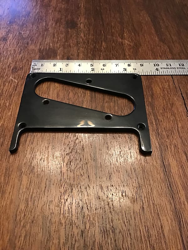 Kahler telecaster style adapter plate - black METAL--VG!!!! | Reverb