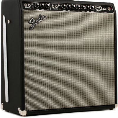 Fender '65 Super Reverb 4x10" 45-watt Tube Combo Amp Bundle | Reverb