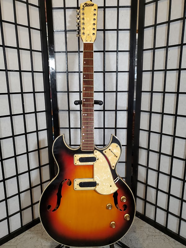 1967 MIJ Greco 960 Semi-Hollow 12 String Project | Reverb