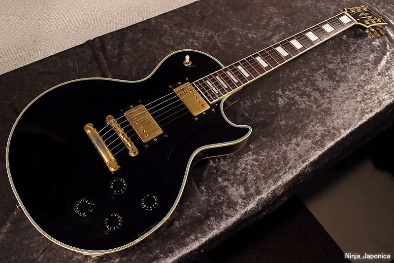 Tokai LC Custom Black Beauty MIJ Japan - Diamond Logo - Fret | Reverb