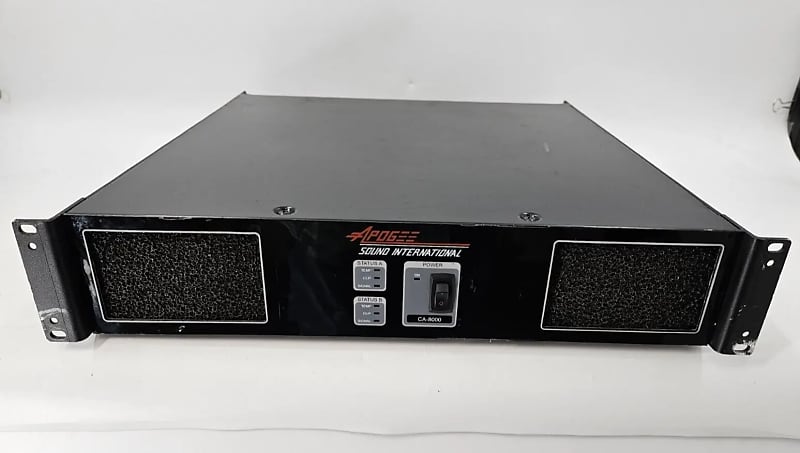 Apogee CA-8000 Sound International Powered Amplifier Amp - | Reverb
