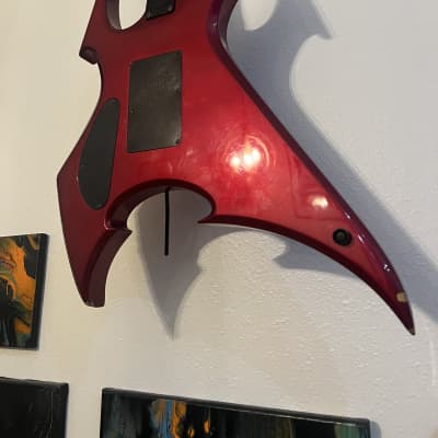 B.C. Rich Beast Platinum Pro Series OHSC - Metallic Red | Reverb