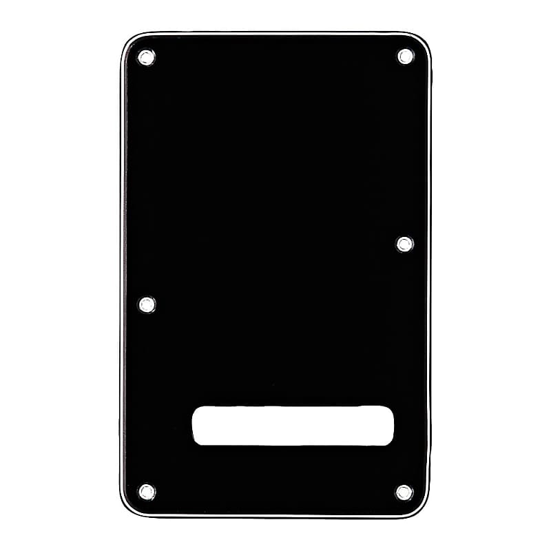 Fender Stratocaster Backplate Black | Reverb