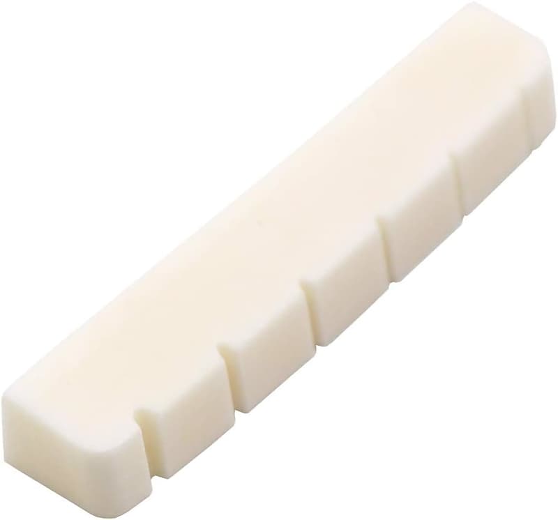 6 String Electric Guitar Nut Slotted Bone Nuts Flat Bottom | Reverb