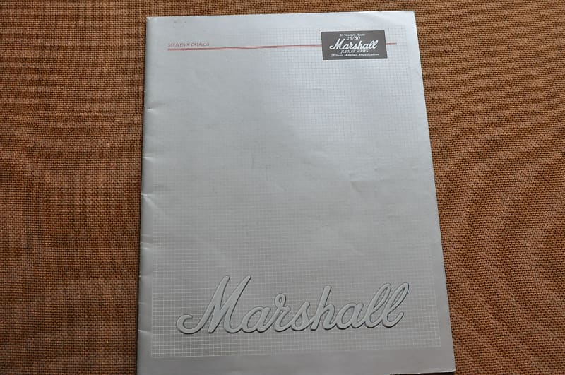 Marshall Marshall Amplifiers vintage catalog booklet | Reverb Canada