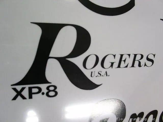 70's/80's Rogers Black XP8 Replica Vintage Logo Sticker Decal | Reverb