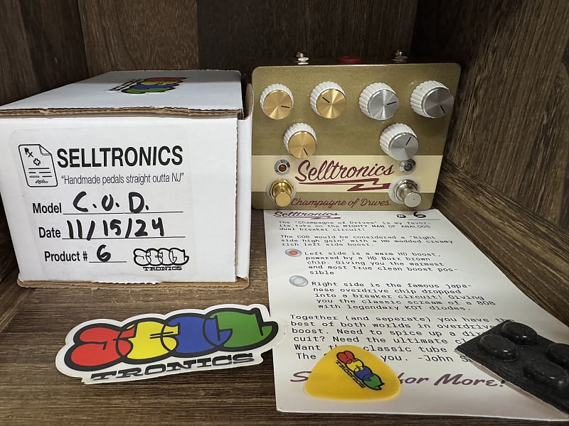 Selltronics Champagne of Drives With Box - Gold | Reverb