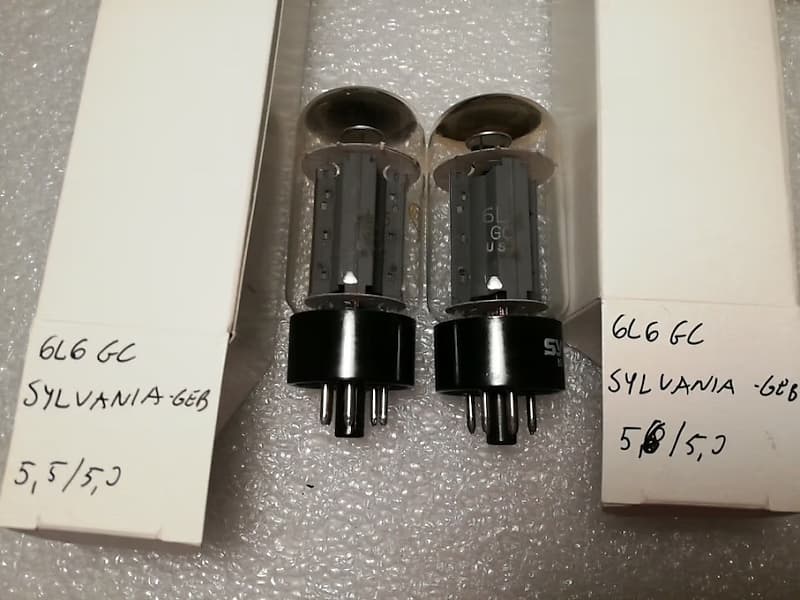 6L6GC SYLVANIA, Matched Pair, NOS | Reverb