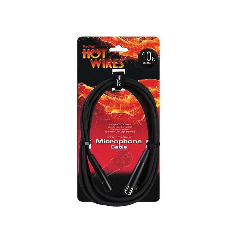 Hot Wires 10' Microphone Cable | Reverb