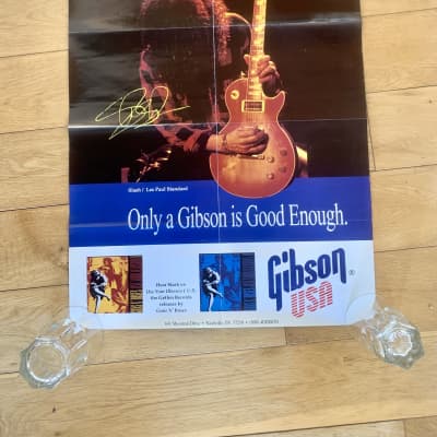 Gibson Poster : Les Paul collection with Joe Perry | Reverb UK