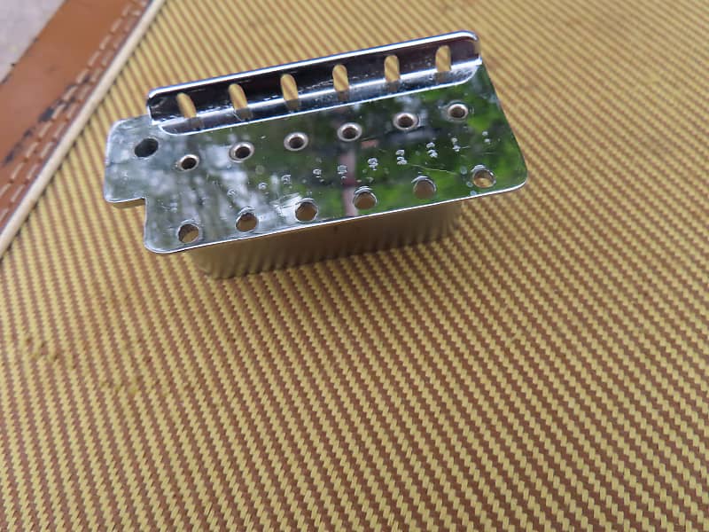 FENDER STRATOCASTER TREM BLOCK 1970's 1 PIECE no saddles | Reverb