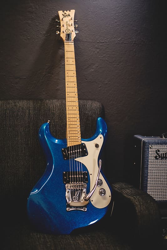 Mosrite The Nokie 1992 - Blue sparkle | Reverb