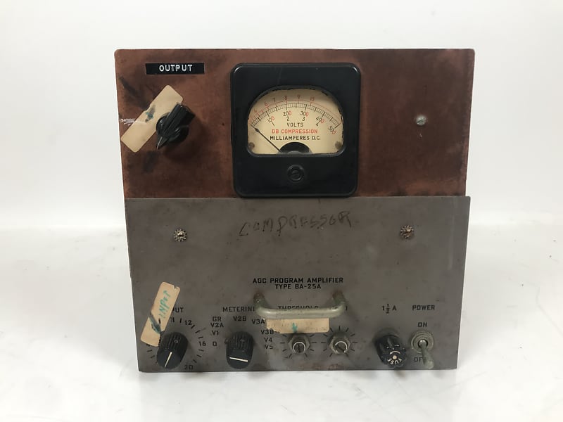1950's RCA BA-25A Tube Pre/Compressor | Reverb UK