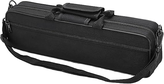 Flute Case, Black Oxford Cloth 16 Holes Flute Cover, Double | Reverb