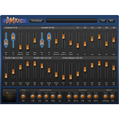 Enttec DMXIS, DMX-Software | Reverb