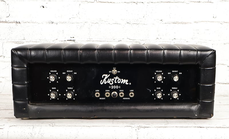 Kustom K200 Guitar Amplifier Head | Reverb