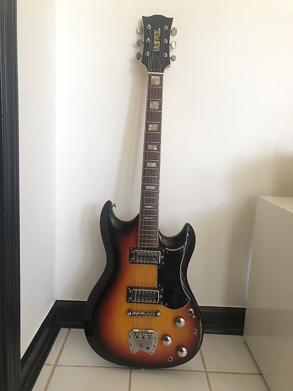 Univox Badazz Early 70s - Sunburst | Reverb