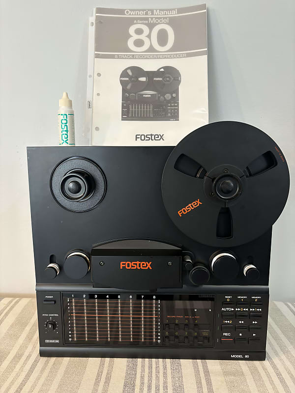 Fostex Model 80 Eight Track Reel to Reel Tape Recorder 1990s | Reverb