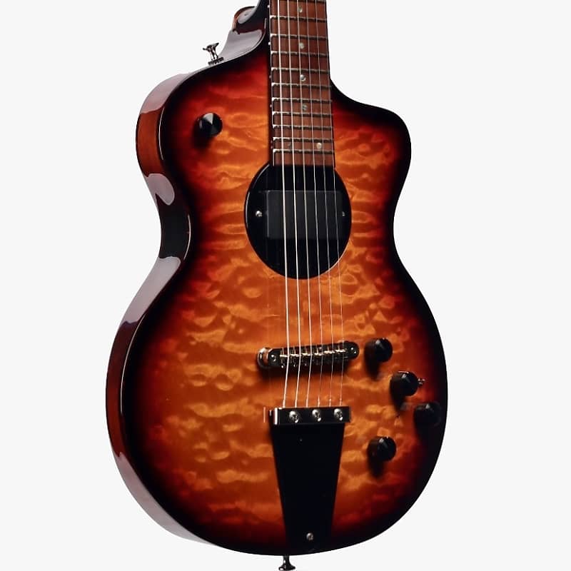 Rick Turner Model 1 Custom Deluxe Quilted Maple Burst with | Reverb