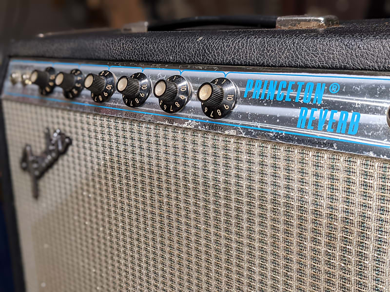 Fender Princeton Reverb 1973 Silverface | Reverb