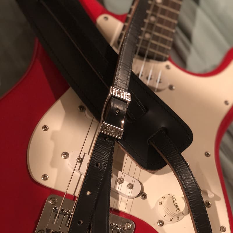 Fender Super Deluxe Vintage-Style Strap, Black (mint) | Reverb