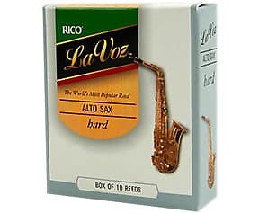 Rico La Voz Alto Saxophone Reeds Heavy | Reverb